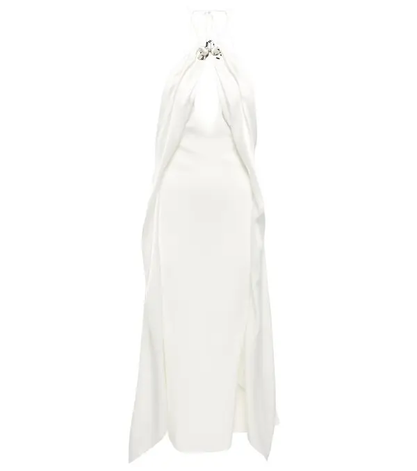 David Koma Halterneck Midi Dress