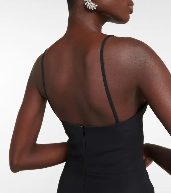 David Koma Mesh Paneled Gown