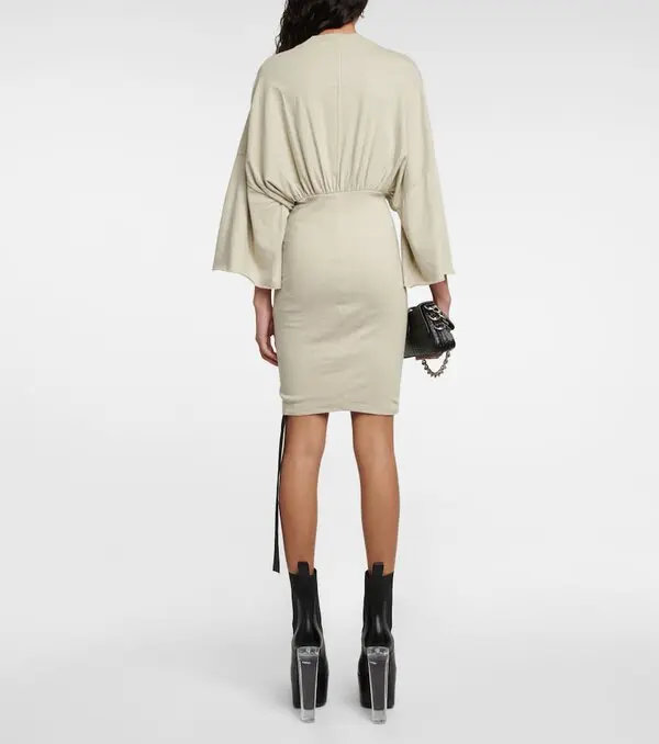 Rick Owens Tommy Jersey Minidress - Black
