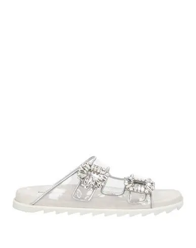 ROGER VIVIER Sandals With Crystals - Transparent