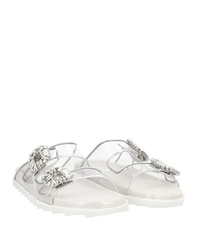 ROGER VIVIER Sandals With Crystals - Transparent