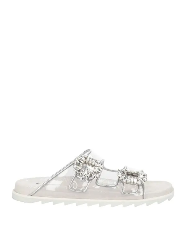 ROGER VIVIER Sandals With Crystals - Transparent