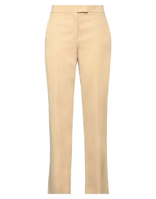 TWINSET Tapered Cotton-linen Pants - Beige
