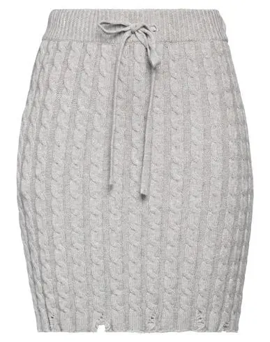 Pinko Mini Cable-knit Pencil Skirt - Grey