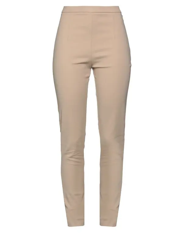 Patrizia Pepe Skinny High Waisted Pants - Beige
