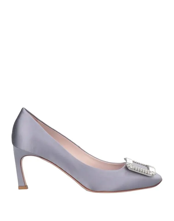 ROGER VIVIER Pumps With Crystal Appliqués - Lilac