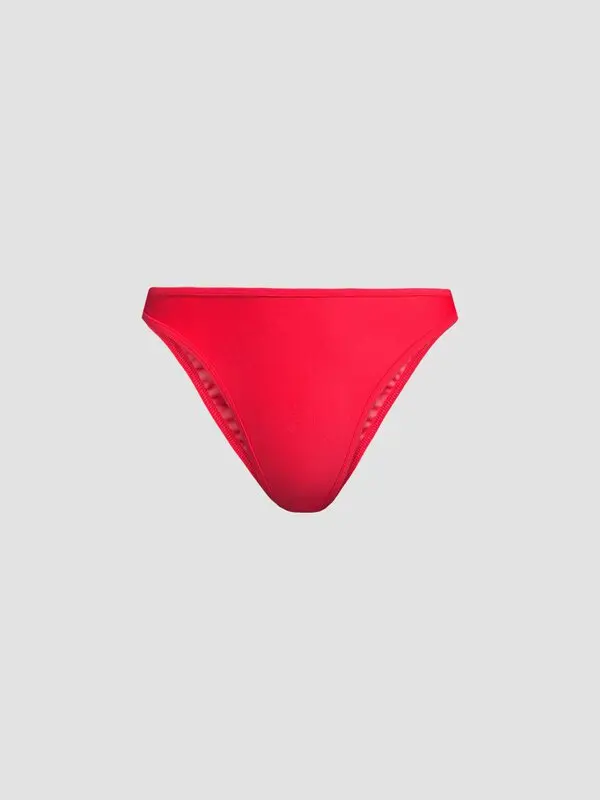 Ramy Brook Isla High-leg Bikini Bottom - Flame