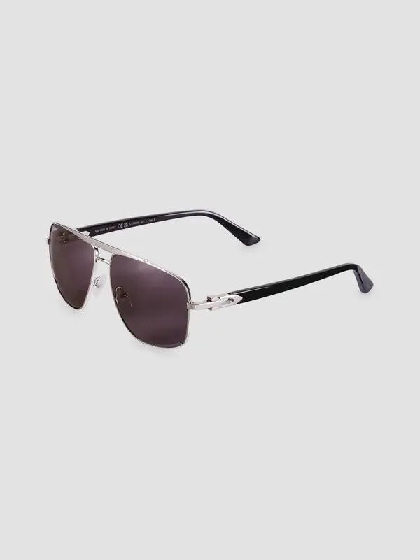 Cartier C Décor Signature 58mm Platinum Navigator Sunglasses