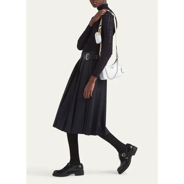 Prada Re-edition 2005 Nylon Shoulder Bag - Celeste