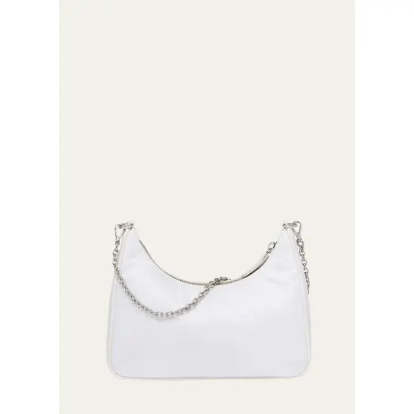Prada Re-edition 2005 Nylon Shoulder Bag - Celeste