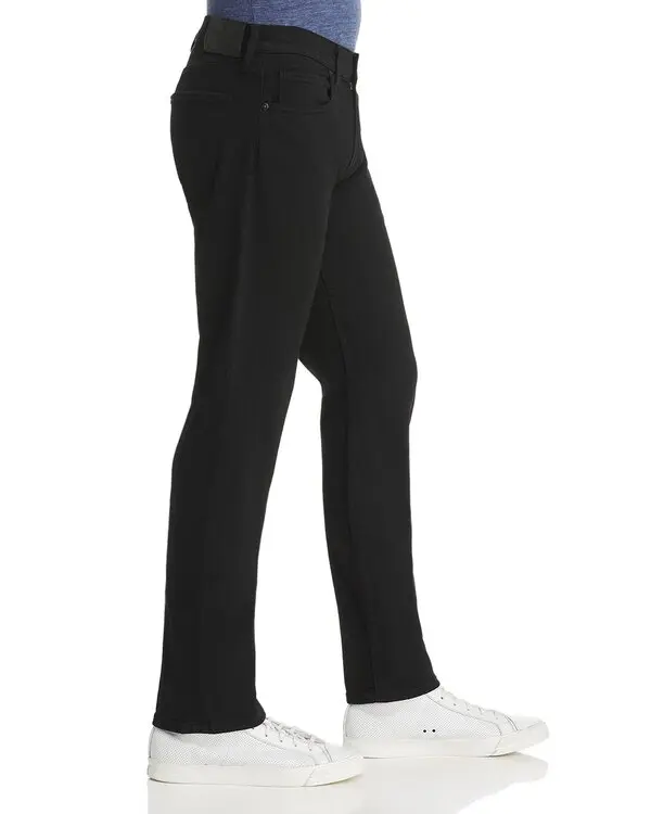 Paige Normandie Straight Fit Jeans - Black Shadow