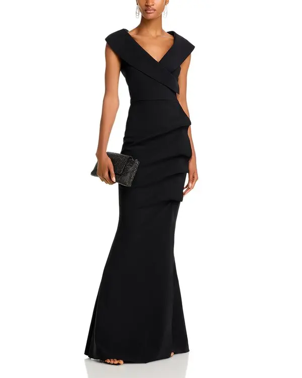 Chiara Boni La Petite Robe Off The Shoulder Maxi Dress