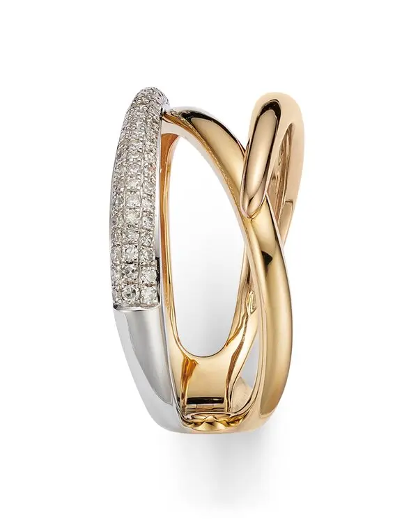 Bloomingdale'S Diamond Pave Crossover Ring, 0.20 Tcw