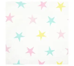 LUSH DECOR Rainbow Allover Stars Fitted Crib Sh Eet