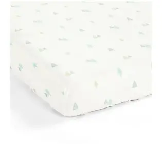 LUSH DECOR Hygge Sloth Trees Fitted Crib Sheet Multi Lu Sh Decor - One-color