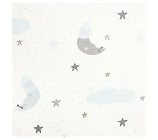 LUSH DECOR Goodnight Little Moon Fitted Crib Sheet Multi B Y