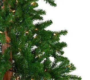 NORTHLIGHT Set Of 3 Alpine Artificial Trees C Lear Lights