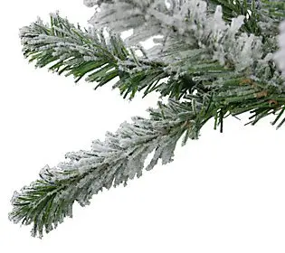 NORTHLIGHT S/3 Slim Flocked Alpine Artificial C Hristmas Trees