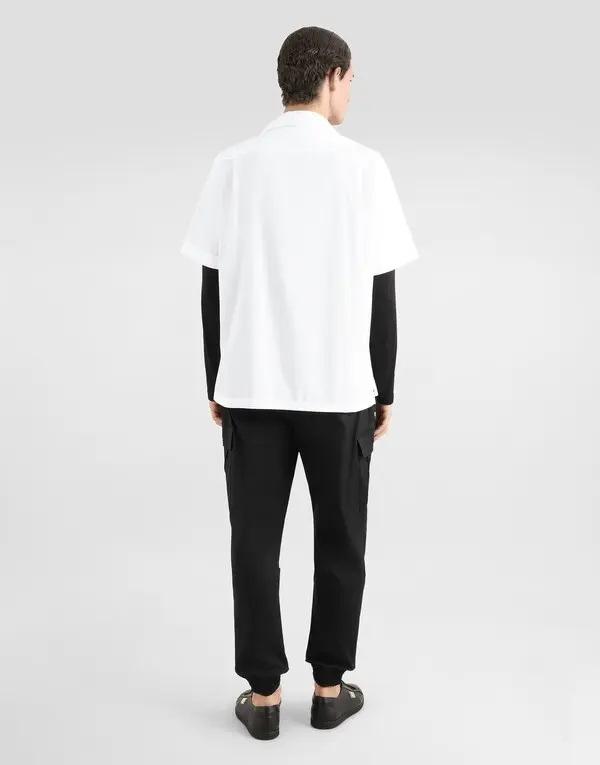 Dolce & Gabbana Long-sleeved T-shirt With Logo Tag - Black
