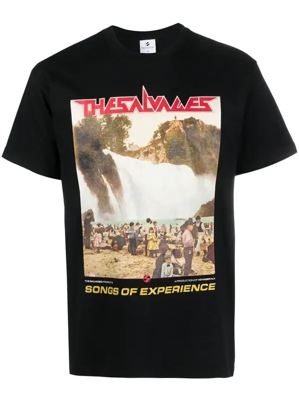 THE SALVAGES Graphic-print T-shirt - Black