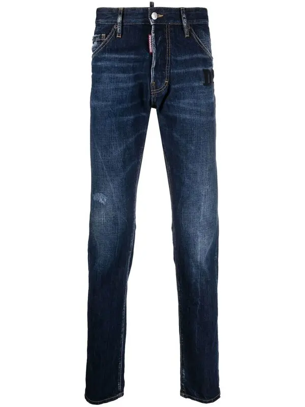 Dsquared2 Slim-cut Denim Jeans - Blue
