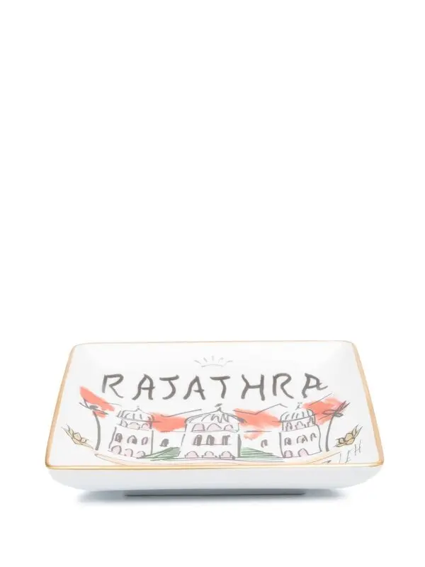 GINORI 1735 Rajathra Palace Square Plate