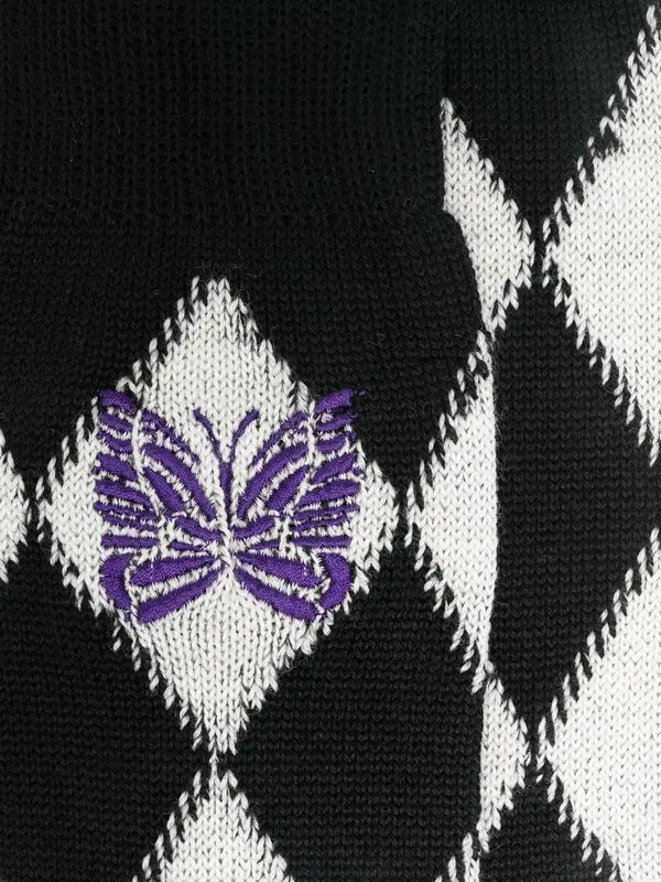 Needles Argyle-check Socks