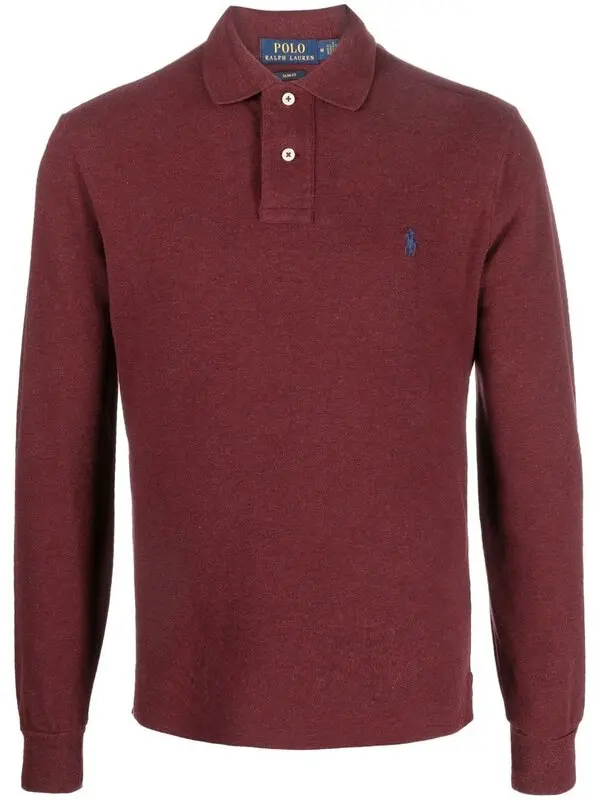 Polo Ralph Lauren Long-sleeve Polo Shirt - Red