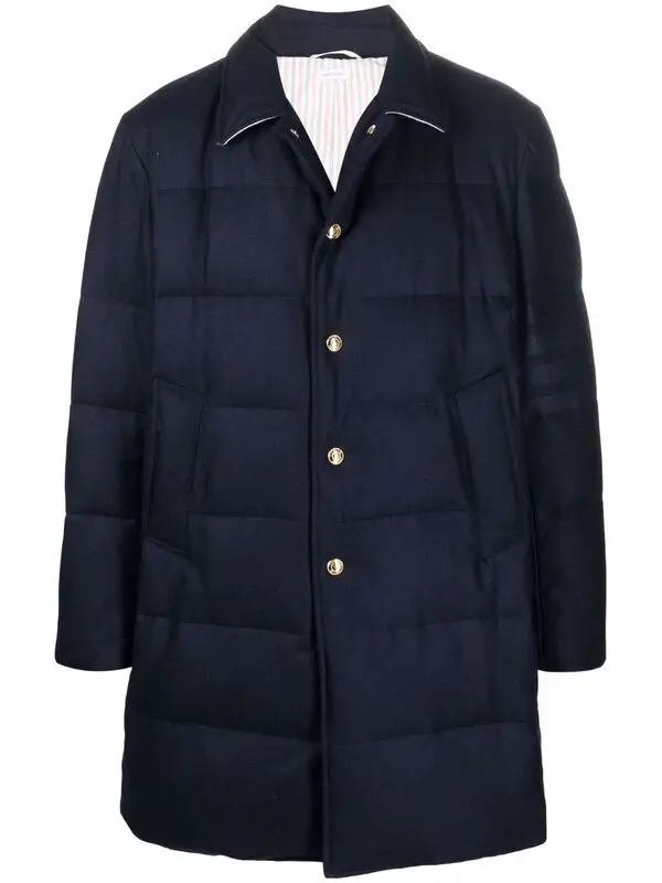 Thom Browne 4-bar Padded Coat