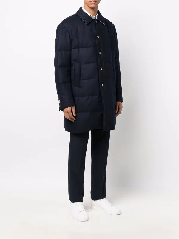 Thom Browne 4-bar Padded Coat