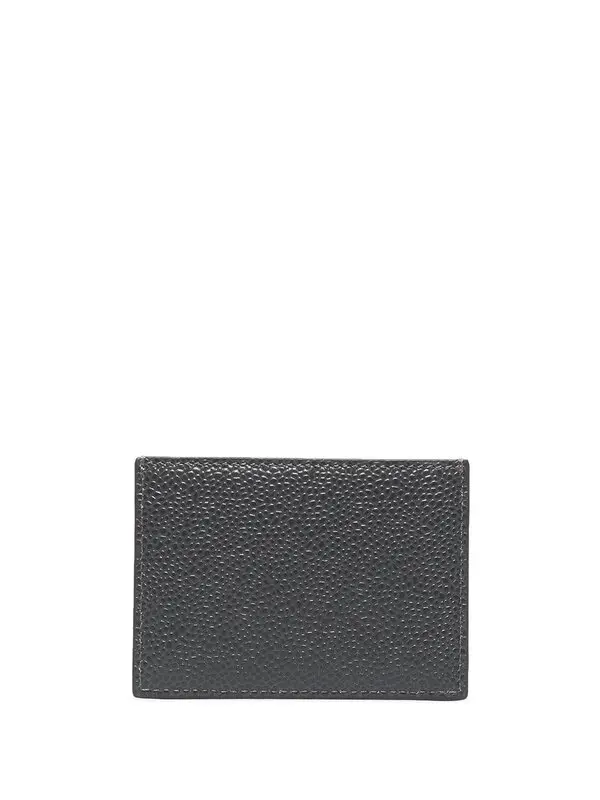 Thom Browne Rwb Loop Tab Cardholder - Grey