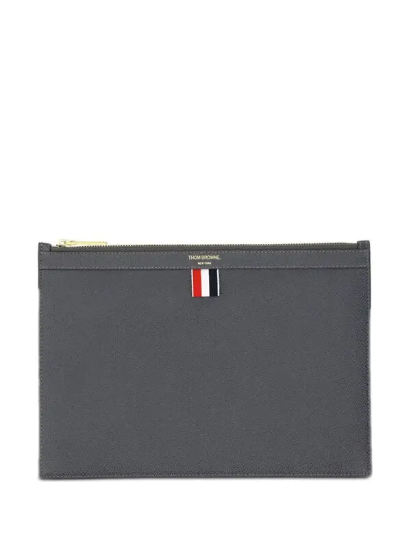 Thom Browne Rectangular Clutch - Grey