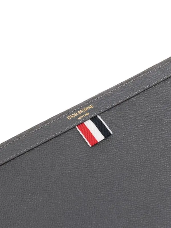 Thom Browne Rectangular Clutch - Grey
