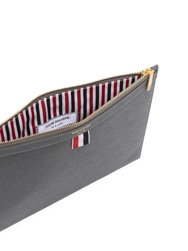 Thom Browne Rectangular Clutch - Grey