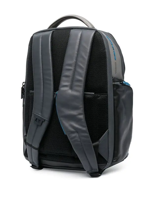 PIQUADRO Debossed-logo Detail Backpack - Black