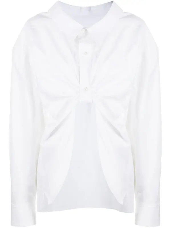 Alexander Wang Butterfly Gathered Shirt - White