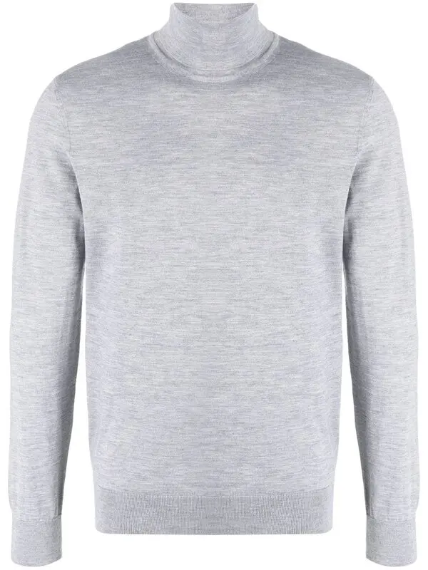 Zegna Roll Neck Jumper - Grey