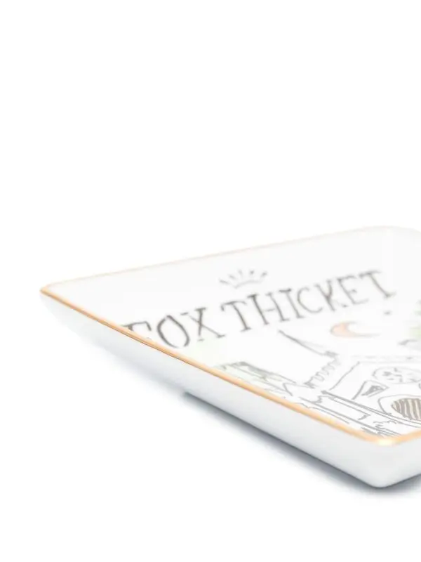 GINORI 1735 Fox Thicket Folly Tray - White