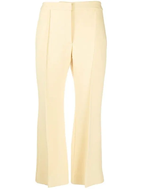 JIL SANDER Flared Cropped Trousers