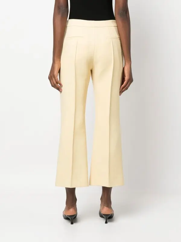 JIL SANDER Flared Cropped Trousers
