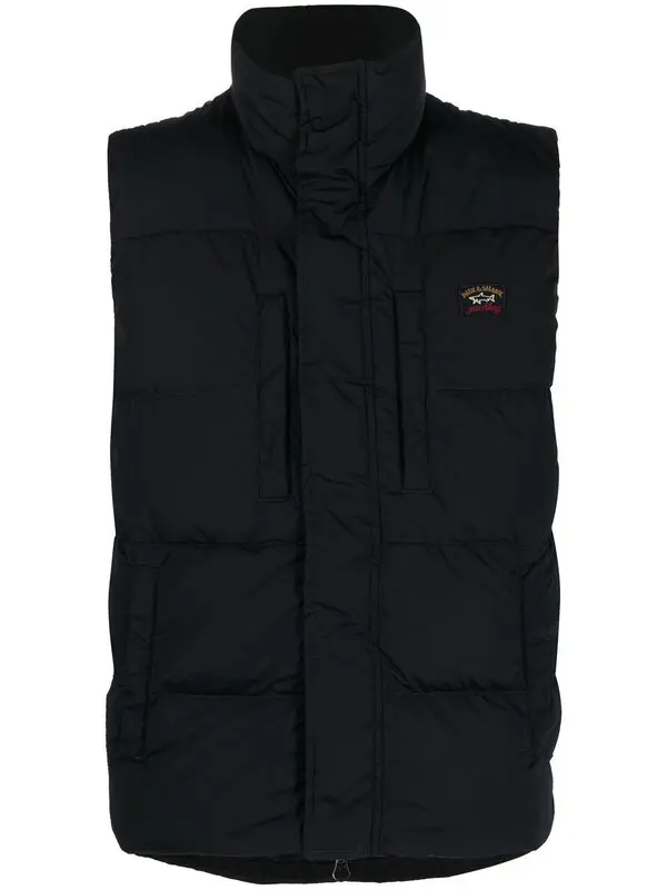 Paul & Shark Logo-patch Padded Gilet