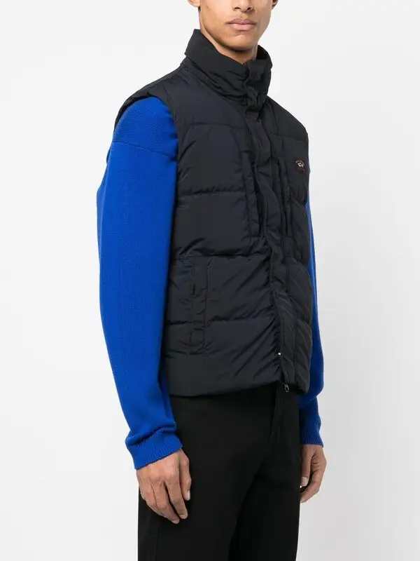 Paul & Shark Logo-patch Padded Gilet