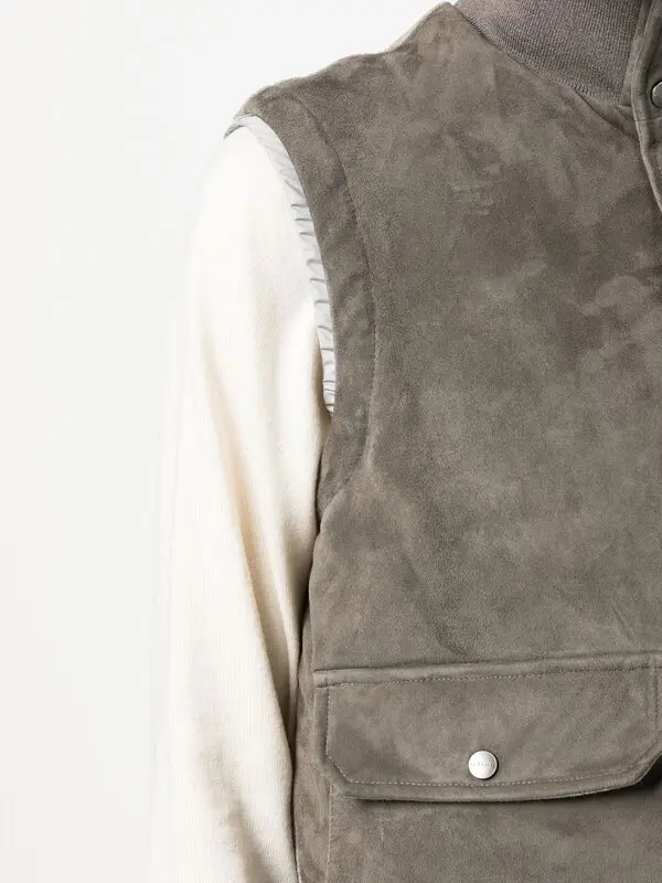 Kiton Feather-down Padded Gilet