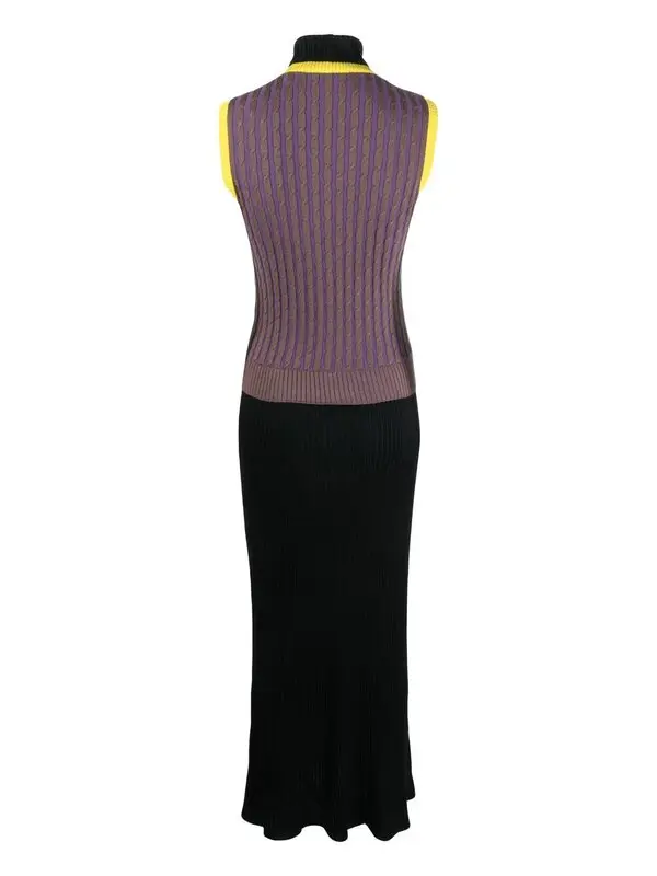 CORMIO Colour-block Knit Dress