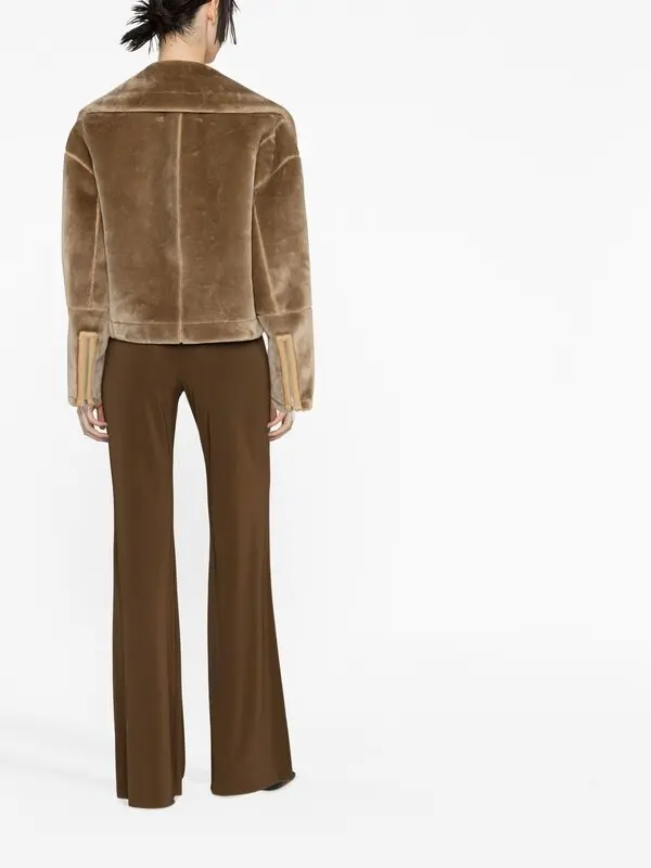 Nanushka Faux-fur Biker Jacket
