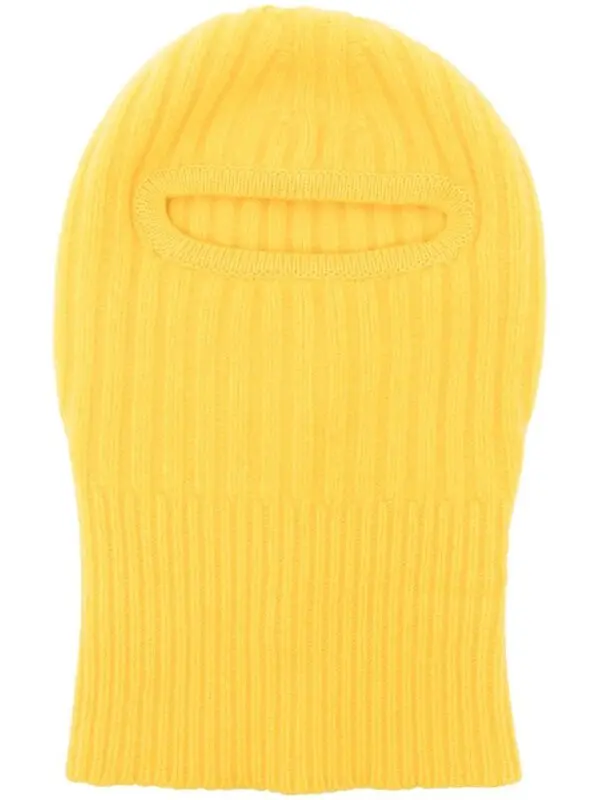 WALTER VAN BEIRENDONCK Ribbed Knit Mask