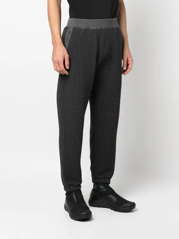 WHITE MOUNTAINEERING Ribbed Track Cotton-blend Pants - Grey