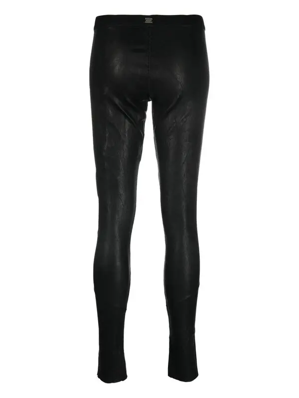 ISAAC SELLAM EXPERIENCE Low-rise Leather Leggings