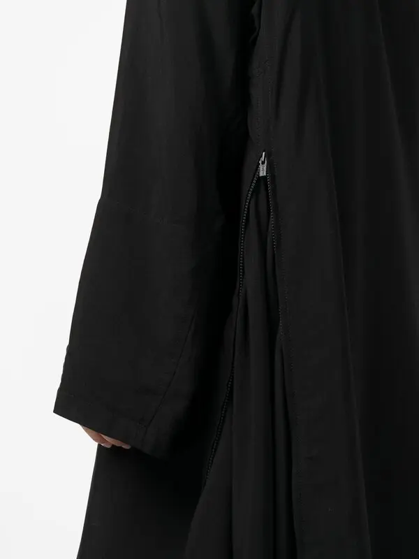 Yohji Yamamoto Asymmetric Hooded Coat