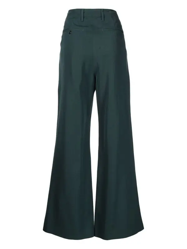 MAISON MARGIELA High-waisted Flared Trousers